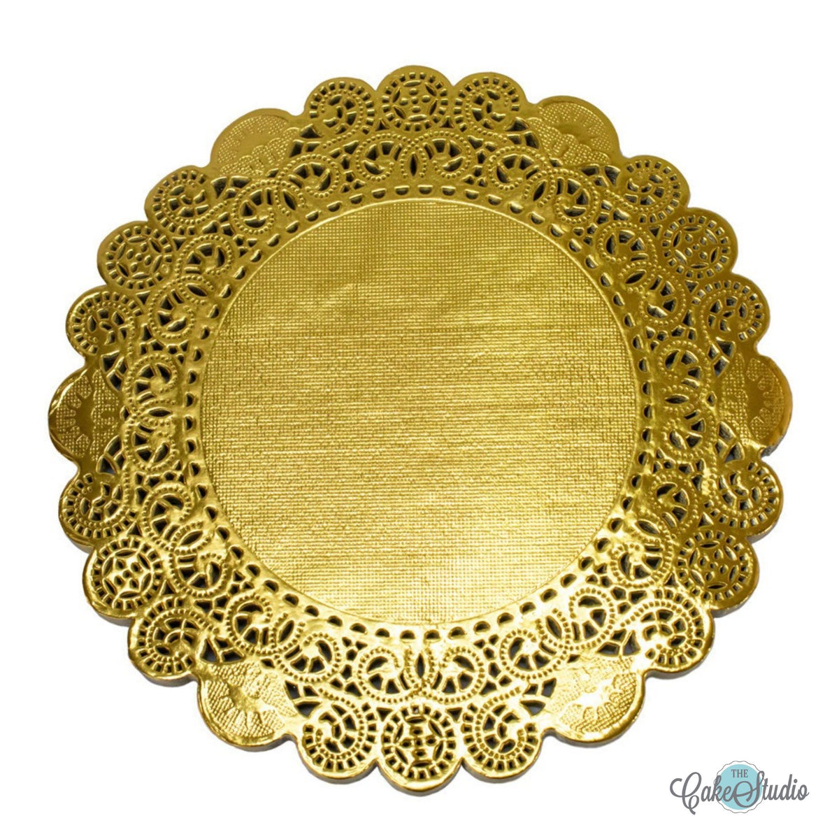 Blonda Redonda Dorada (Variedad de Tamaños) – Cake Studio Mty